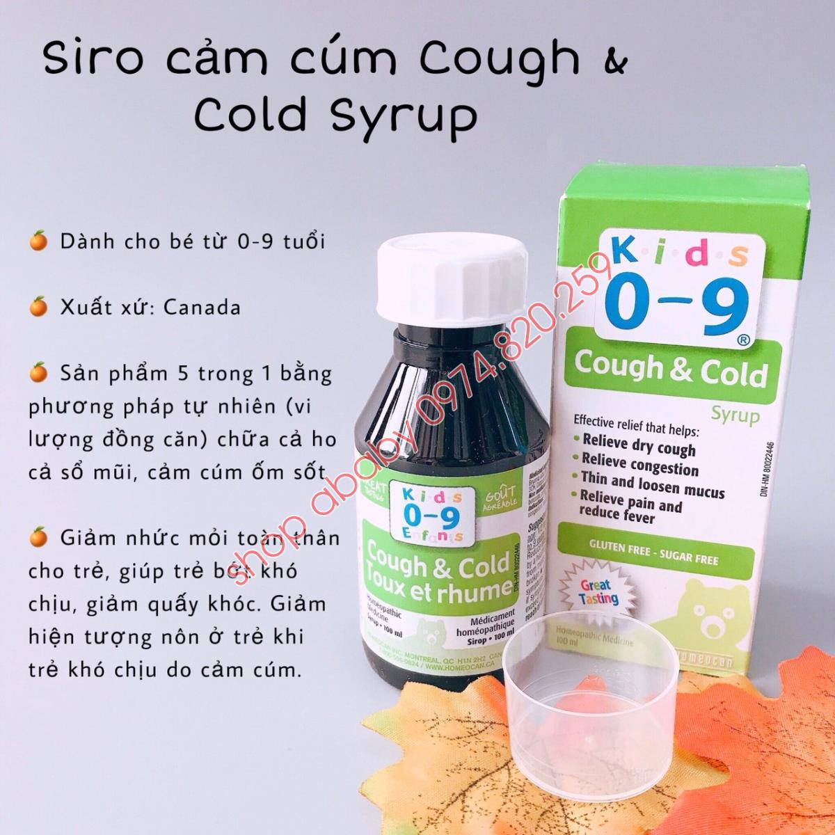 Siro cảm cúm Cough & Cold Syrup | Vitamin,Thực phẩm chức năng