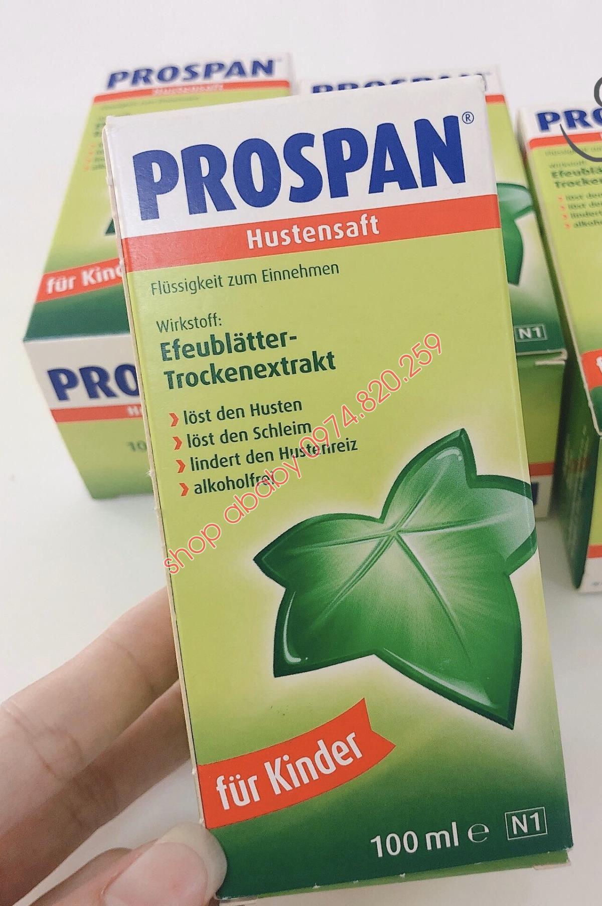 Siro Prospan Đức (>1 tháng) | Tủ thuốc gia đình