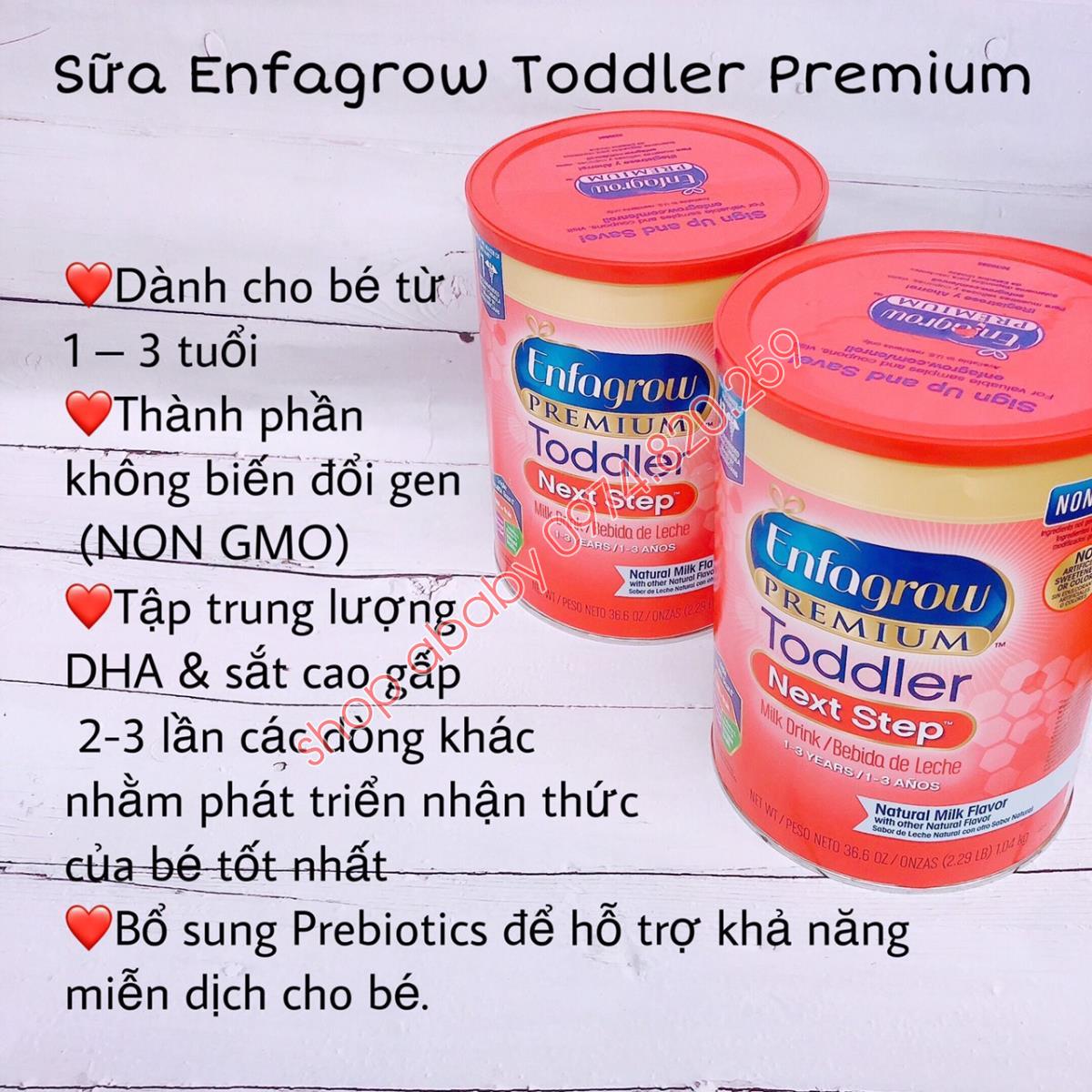 Sữa Enfagrow Toddler Premium 1,04kg (1-3 tuổi) | Sữa cho bé
